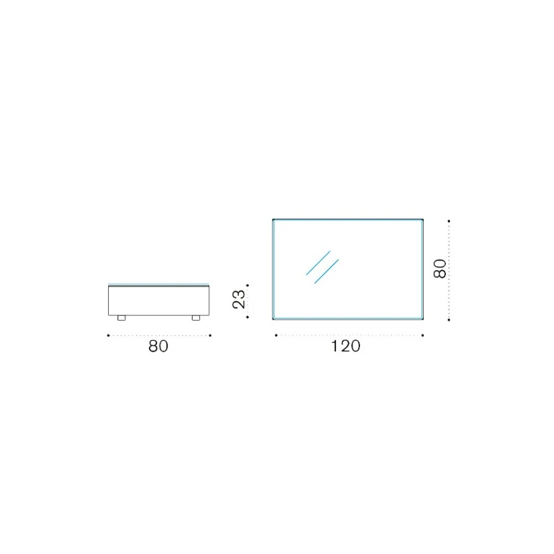 Ethimo CUBE Couchtisch