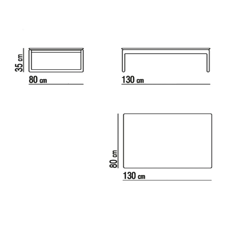 Flexform BRIG Couchtisch