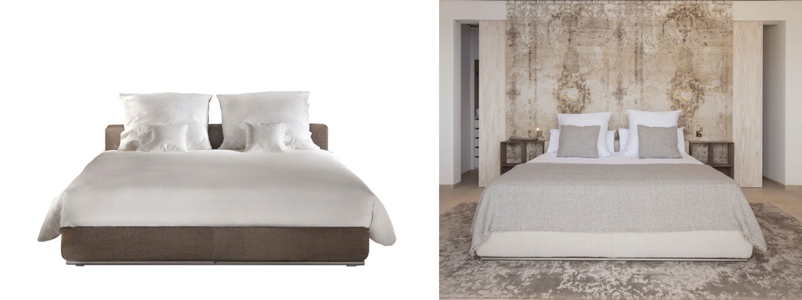 Flexform Groundpiece Slim Bett