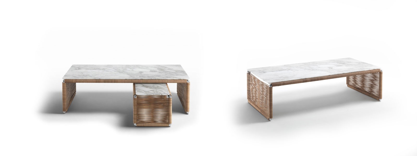 Flexform Tindari Couchtisch und Hocker